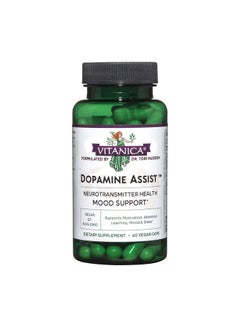 Vitanica Dopamine Assist Dr Formulated Dopamine Supplement Ltyrosine Mucuna Pruriens Organic ...