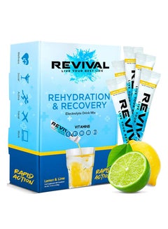 REVIVAL Revival Rapid Rehydration Electrolytes Powder - High Strength ...