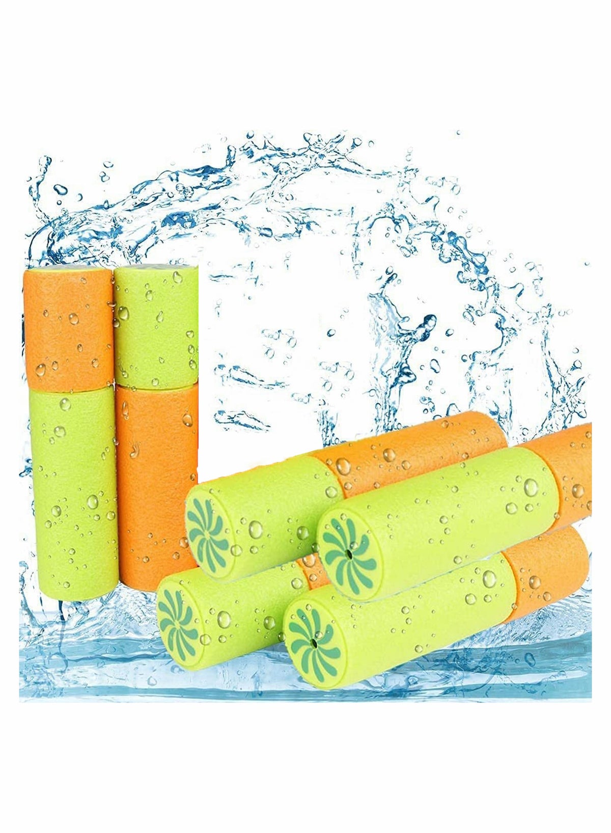 Excefore Water Pistols, 6 Pcs Water Cannon Gun Blaster Shooter Pump ...