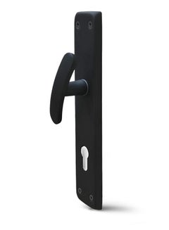 AHRAM Al-Ahram Half Cylinder Door Handle - Matte Black | Best Price ...