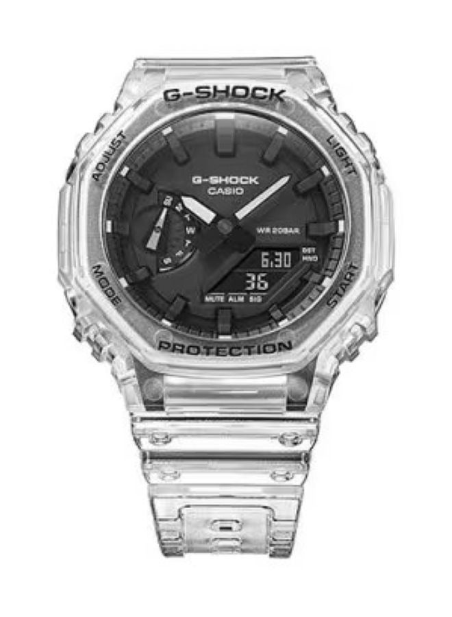 G-SHOCK G-Shock GA-2100SKE-7ADR Men's Transparent Watch – Carbon Core ...