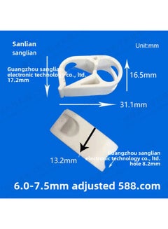 Generic 3-17mm Pipe Clamp Flow Stop Clamp Hose Flow Adjustment Clamp ...