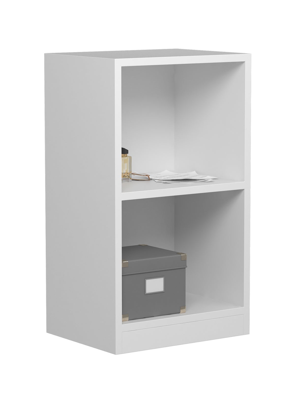 RIGID Wooden 2-Tier Open Book Shelf Cabinet 67.5x39x30cm | Best Price ...