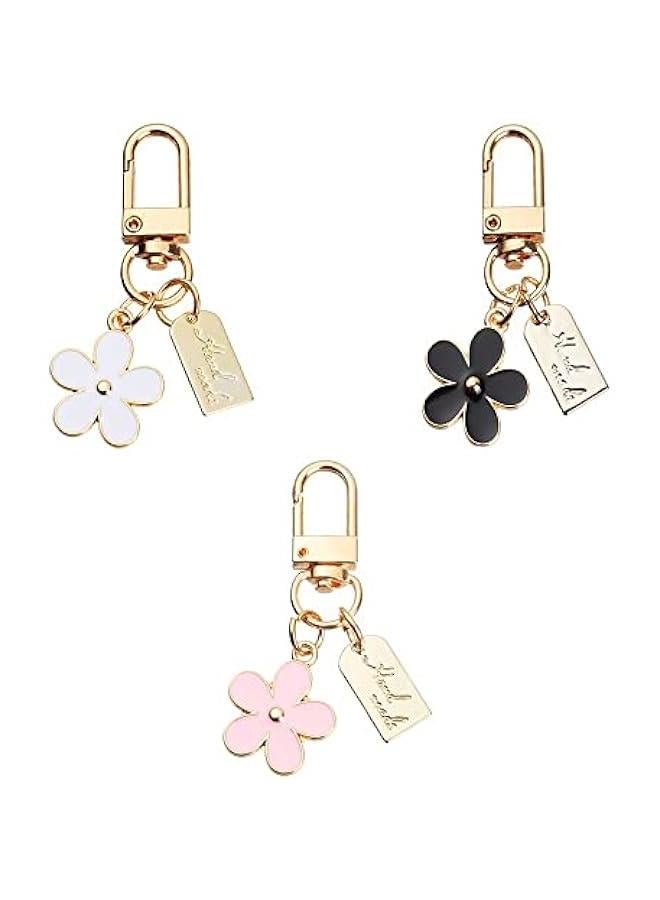 Generic 3 pcs Female Keychain Small Daisy Cute Car Key Gift Bag ...