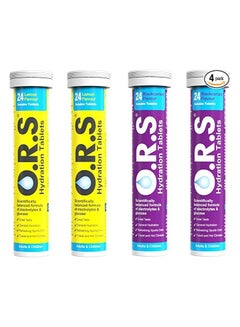 ORS O.R.S. Hydration Tablets - 2 x 24 Tablet Tubes of Lemon, 2 x 24 ...
