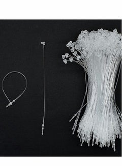 Excefore Plastic Fastener Clear Hang Tag Snap Lock Plastic Tag ...