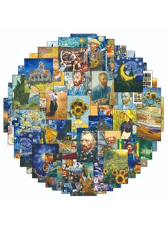 Van Gogh 50 Piece Van Gogh Art Waterproof Doodles Sticker Set KSA ...