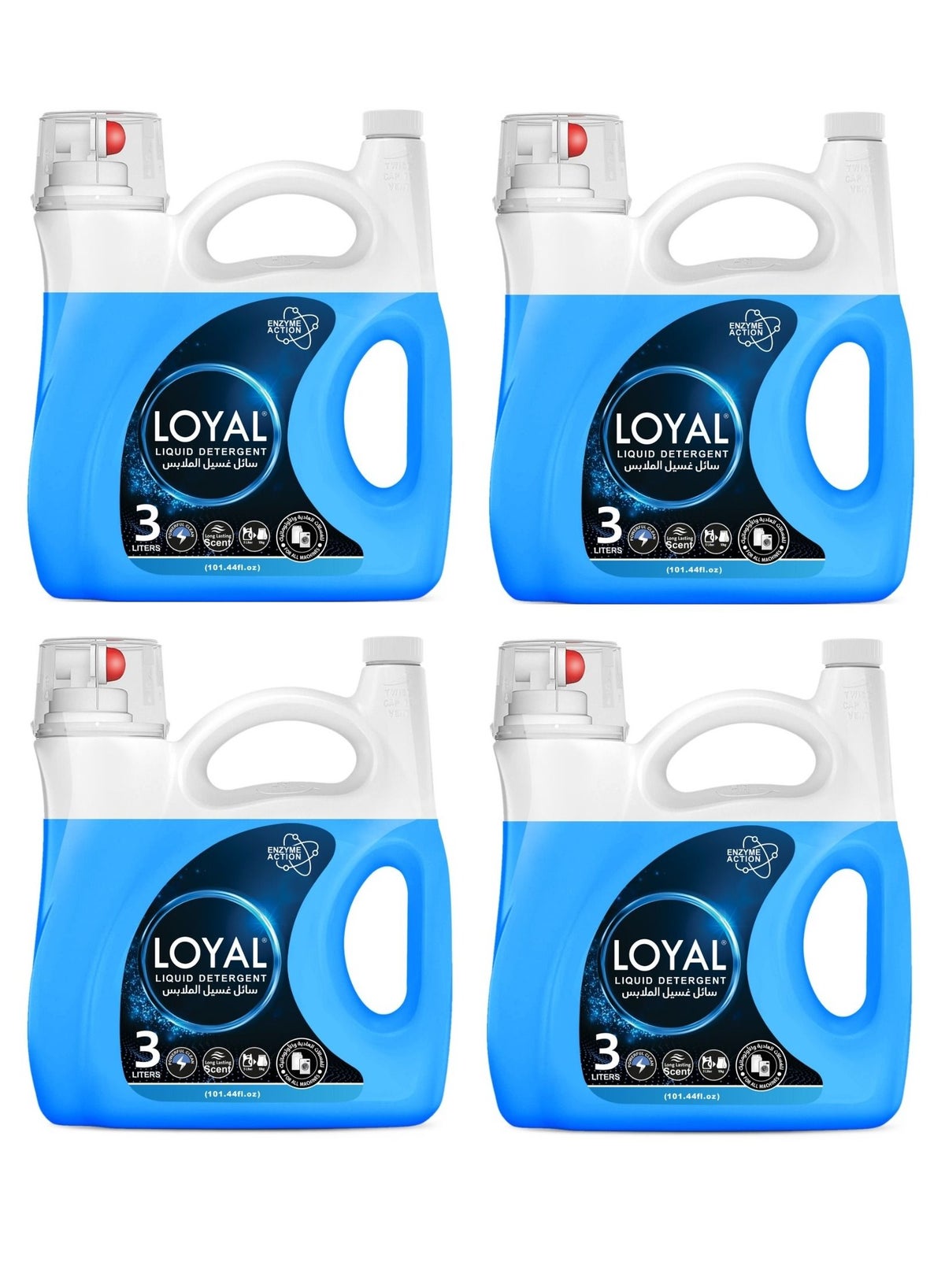 loyal Loyal Concentrated Laundry Liquid Detergent 3000 ML 4 pieces in ...
