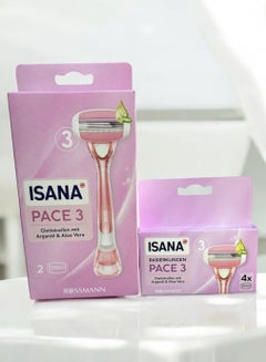 ROSSMANN German Brand -ISANA PACE 3 Hair Removal Razor for Women ...