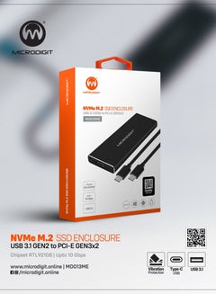 تسوق Microdigit وSSD M.2 ENCLOSURE NVMe أونلاين في السعودية