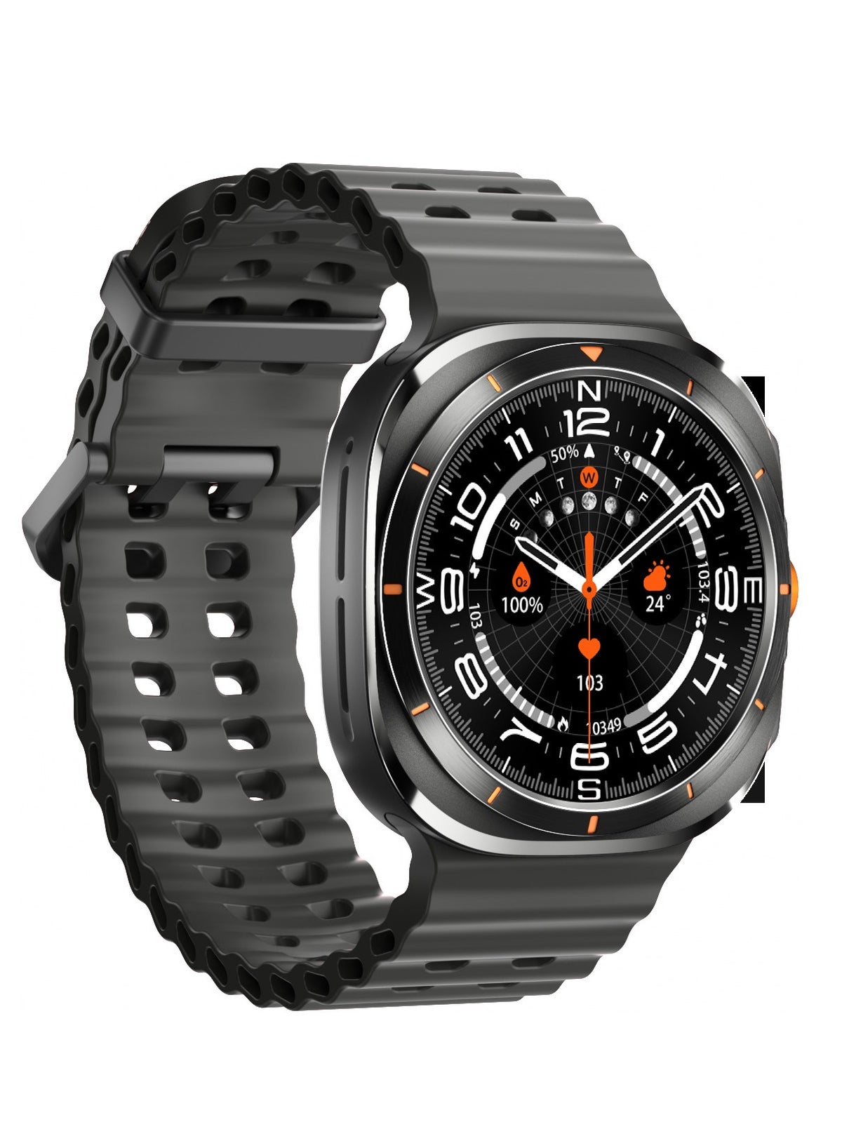 Generic Smart Watch 7 Ultra Men Women NFC Compass IP68 Waterproof Heart ...