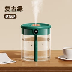 Generic 2L Quiet Ultrasonic Humidifier for HomeRetro green (digital ...