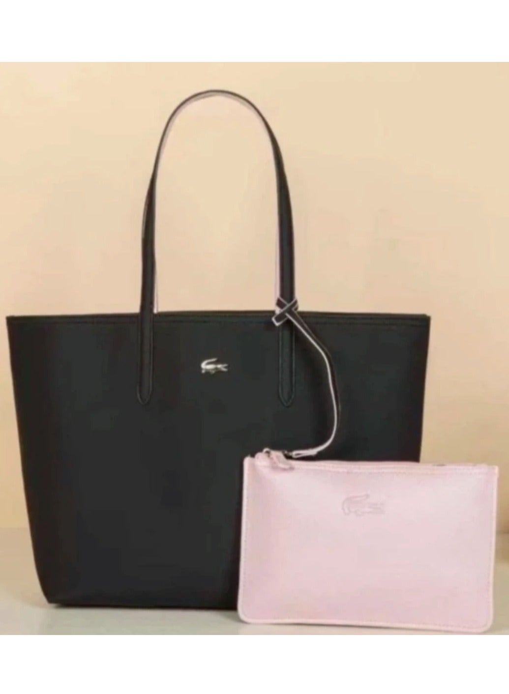 LACOSTE Lacoste Women's Double sided Two tone Large Capacity Handbag ...