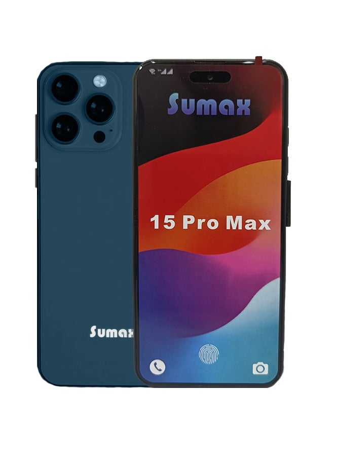 SUMAX 15 Pro Max Dual Sim HD+ Dot-in Screen Blue 3GB RAM 64GB 4G ...