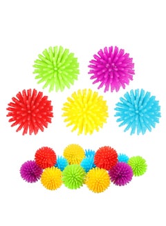 KASTWAVE 25 Pack Spiky Stress Mini Balls Toy Soft Fidget Sensory Balls ...