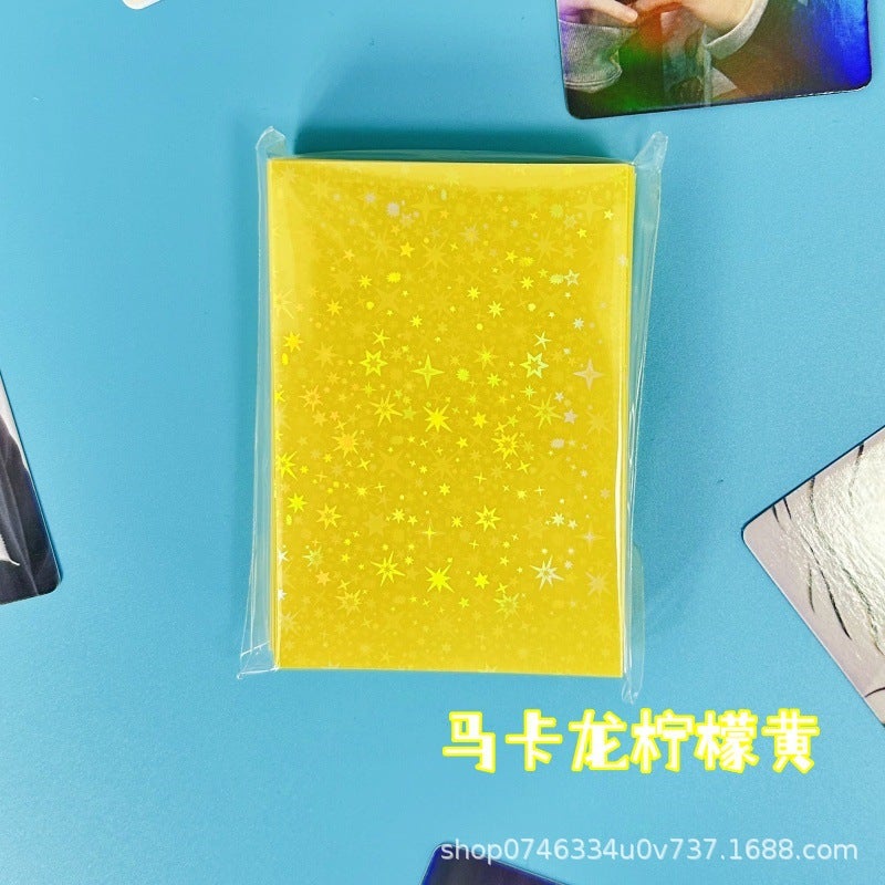 Generic New Macaroon Star Laser Card Film 20 Silk Student Star Album ...