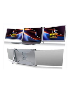 Generic 15 inch Portable Triple-screen Monitor Laptop Expansion Screen ...