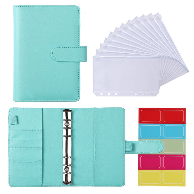 Generic A6Pu Macaron Binder Notebook Case Removable Hand Book Small ...