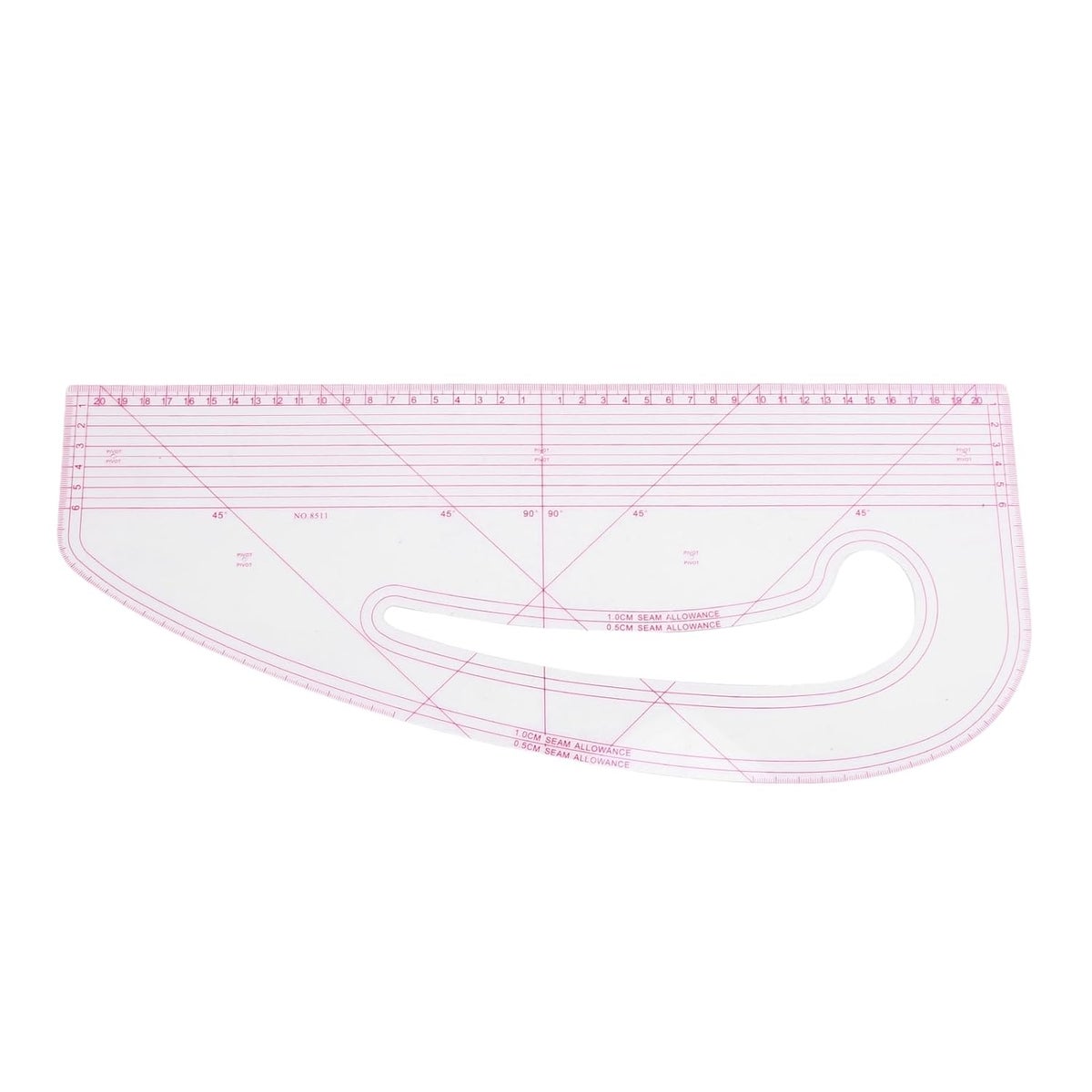 Generic AYNEFY 45cm Professional Pattern Making Ruler Set French Curve ...