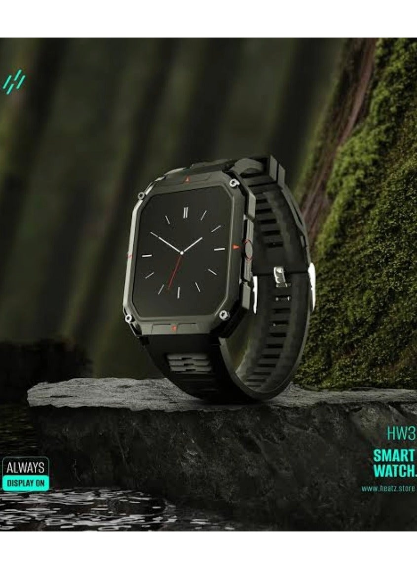 HEATZ HEATZ HW3 Smartwatch | 1.69-Inch TFT Display | Waterproof | Heart ...