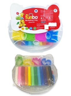 Funbo 8-Piece Modelling Clay With Mould And Craft Tools UAE | Dubai ...