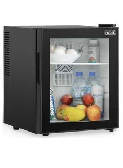 Rubik Mini Fridge 30L Glass Door AC 220V Cooler Beverage Refrigerator ...