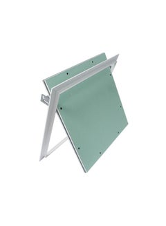 JAWDAH Mechanical Gypsum Access Panel with White Aluminum Frame, 50x50 ...