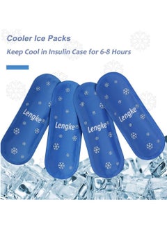 DMG TECH 4 Pcs Insulin Ice Pack, Ice Packs for Insulin Cooler Travel ...