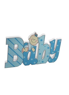 PARTY FUN Baby Sign Board Stand Enchanting Blue Easel for Unforgettable ...