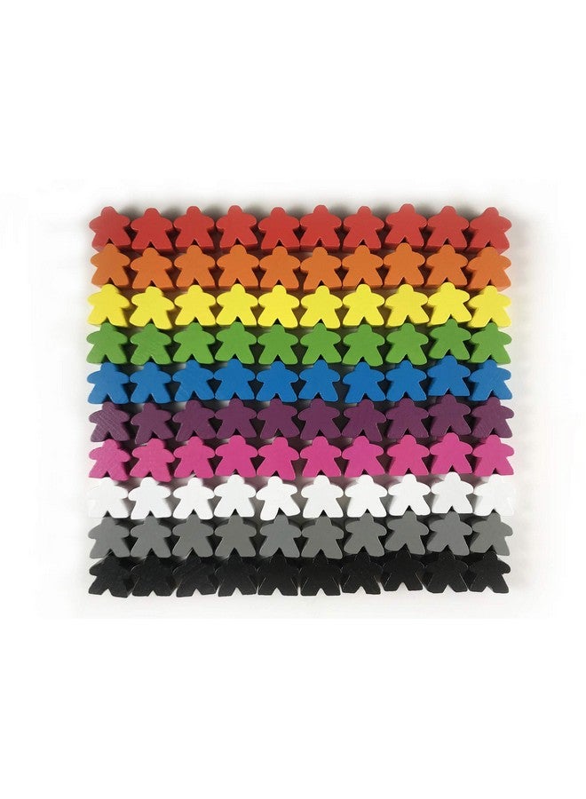 Apostrophe Games 100 Wooden Meeples, Family Games Accessories - Multi ...