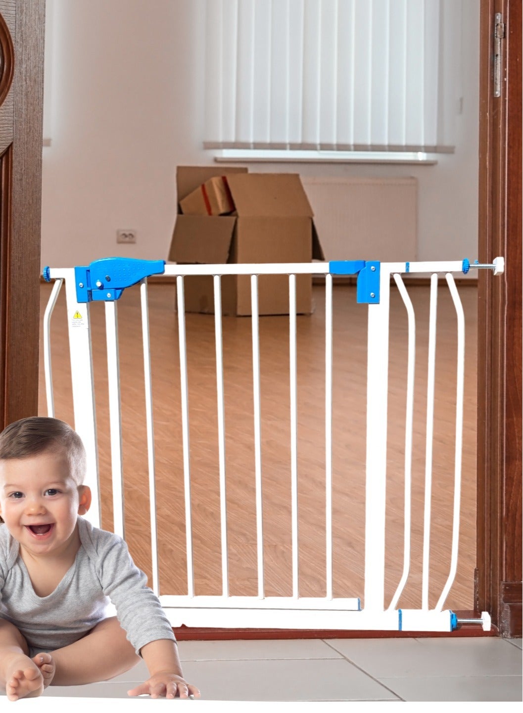 Kiddale Baby 85-92cm AutoClose Baby Safety Gate Passage, Double Locking ...