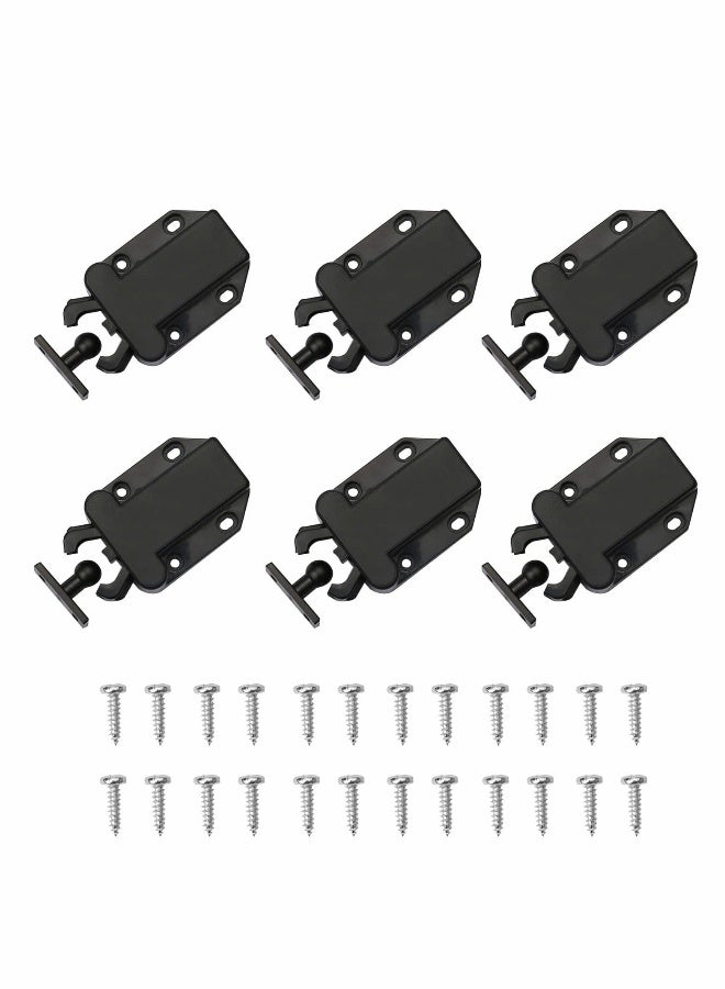 Generic Touch Release Catch Latch, Black Push To Open Catch Lock With ...