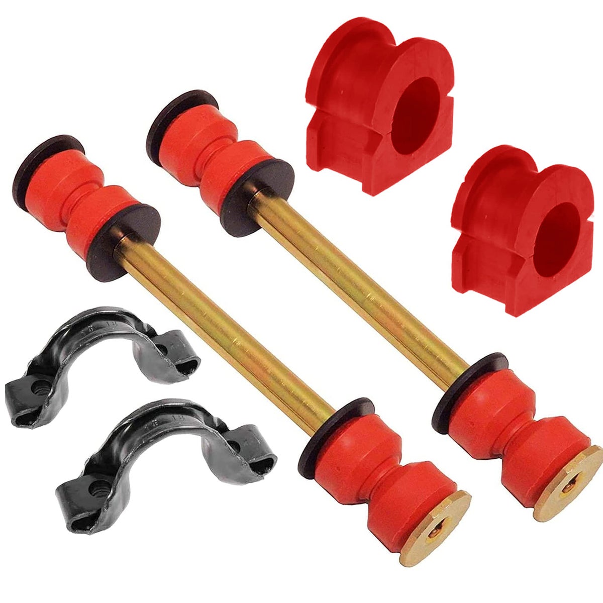 suspension dudes 6PC Stabilizer Bar Bracket Kit Front Stabilizer Link ...