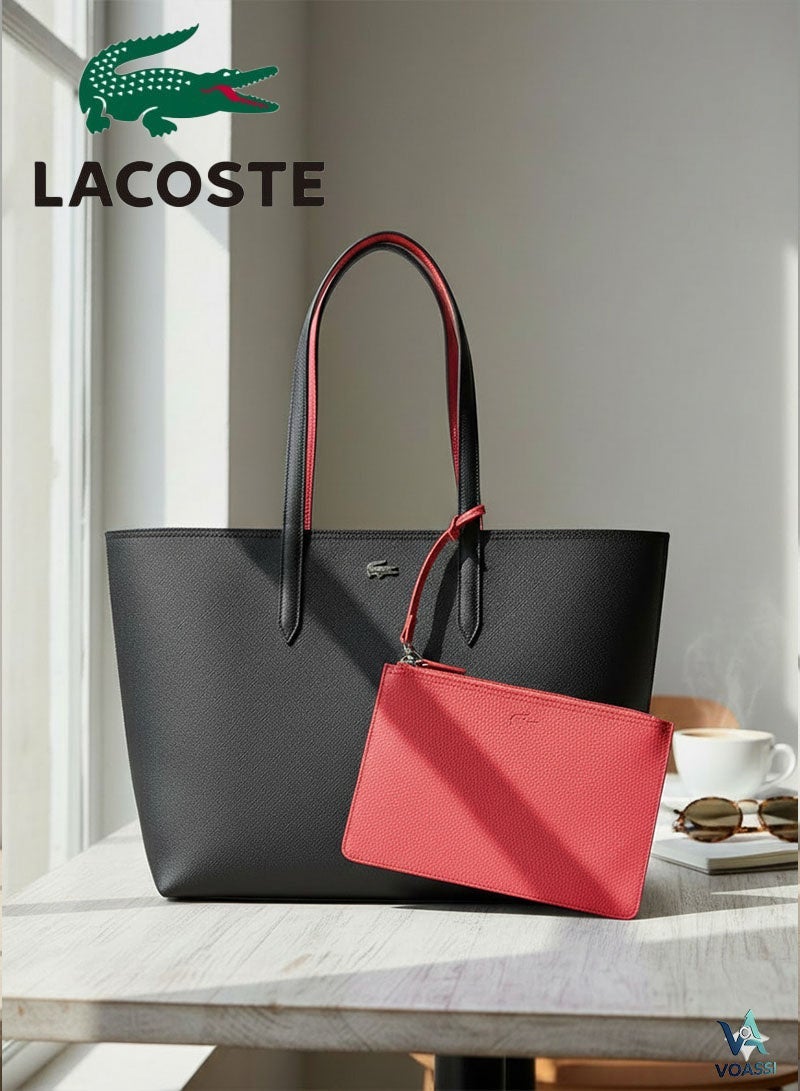 LACOSTE Lacoste Women's Double sided Two tone Large Capacity Handbag ...