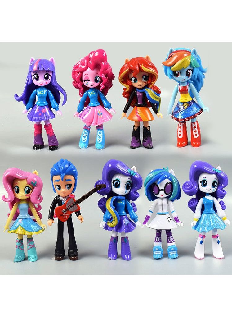 Generic 9pc My Little Pony Figure Equestria Girls Princess Toys Dolls ...