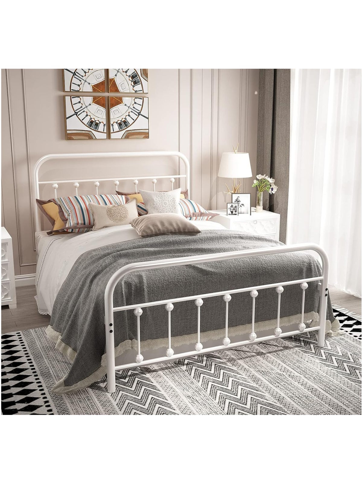 NZONE STORE A solidsingle-and-a-half metal bed with a modern design ...