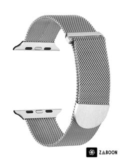 Zaboon Apple Watch SE 2022 44mm Milanese Metal Magnetic Watch Band KSA ...
