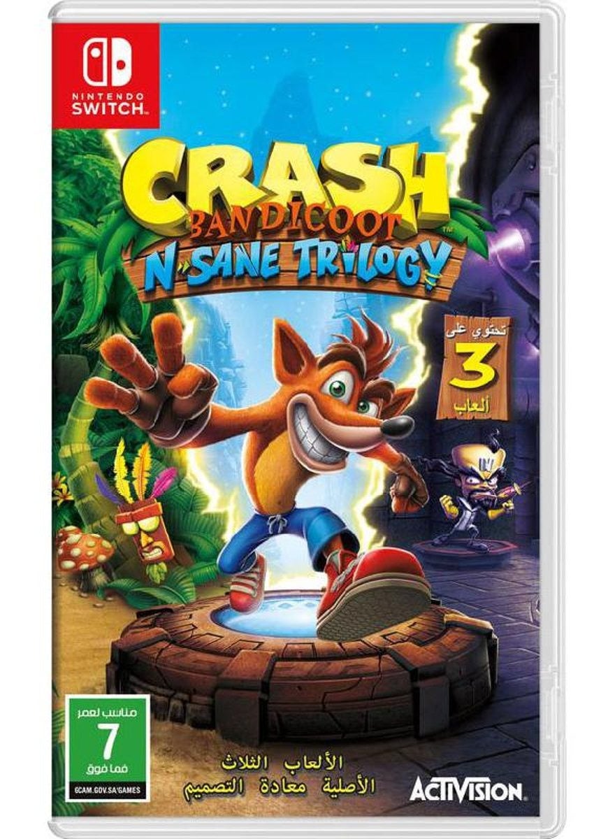 SWITCH 0 Crash Bandicoot N. Sane Trilogy - Nintendo Switch | Best Price ...