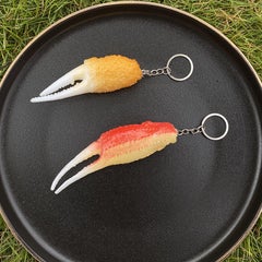 Generic Realistic Food Shrimp Keychain DIY Toy Small size PVC shrimp ...