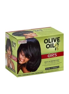 ORS ORS No-Lye Hair Relaxer Kit | With Olive Oil | Regular Strength ...