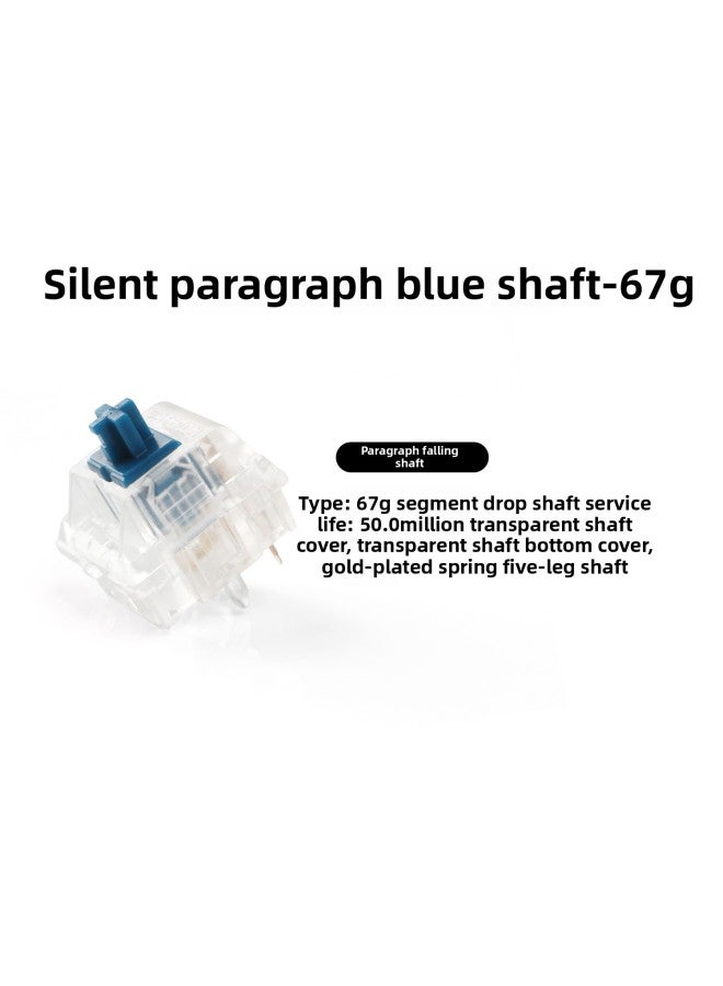 Generic Zealio Switches (Tactile) Zirent Mute Blue Axis V2 Version Mute ...