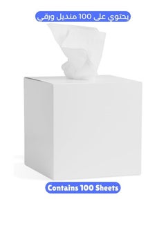NICE Touch 2 Ply Facial Tissue 100 Sheets in a Cube Box - Contains 100 ...