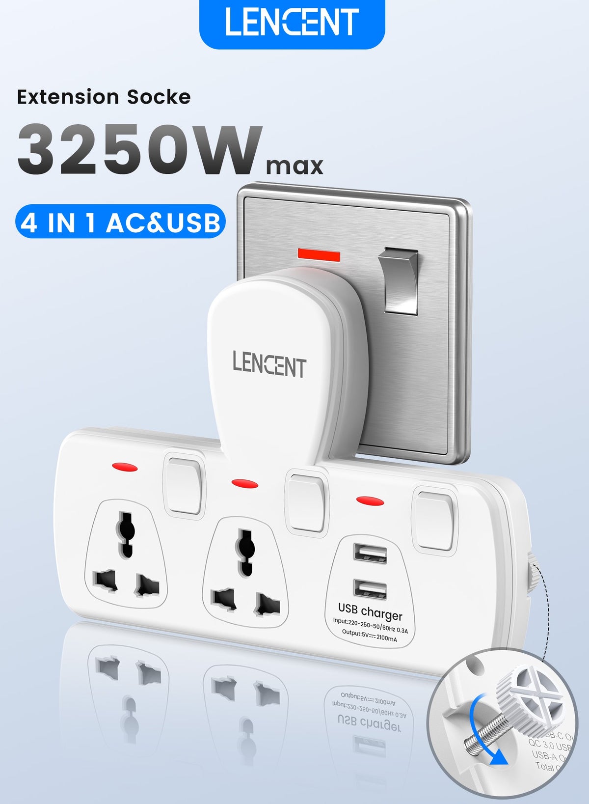 Lencent Electrical Connection, Multi Plug Extension Socket, Electrical ...