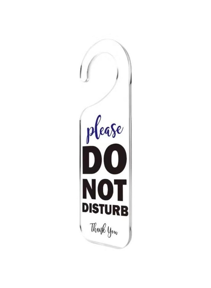 Generic Engraved Acrylic Do Not Disturb Door Sign - Handmade Office ...