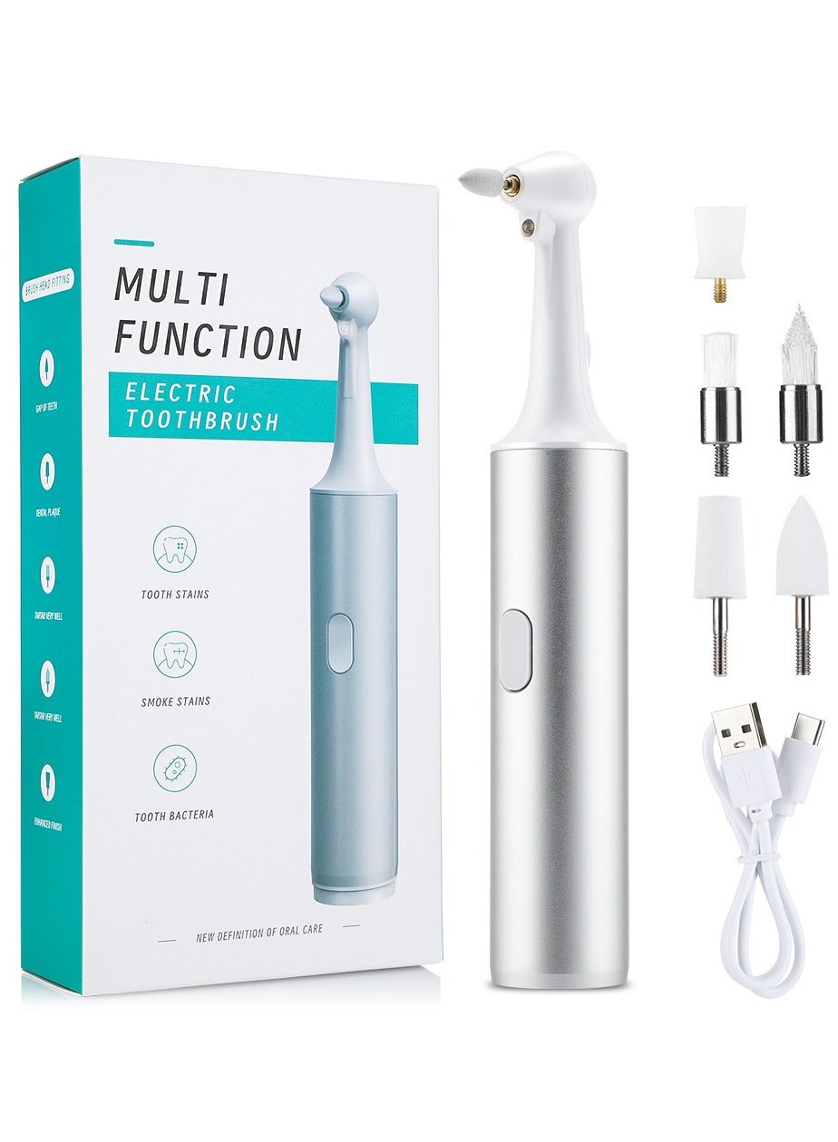 Furtey Electric Tooth Polisher Kit, Rechargeable Dental Polisher with 5 ...