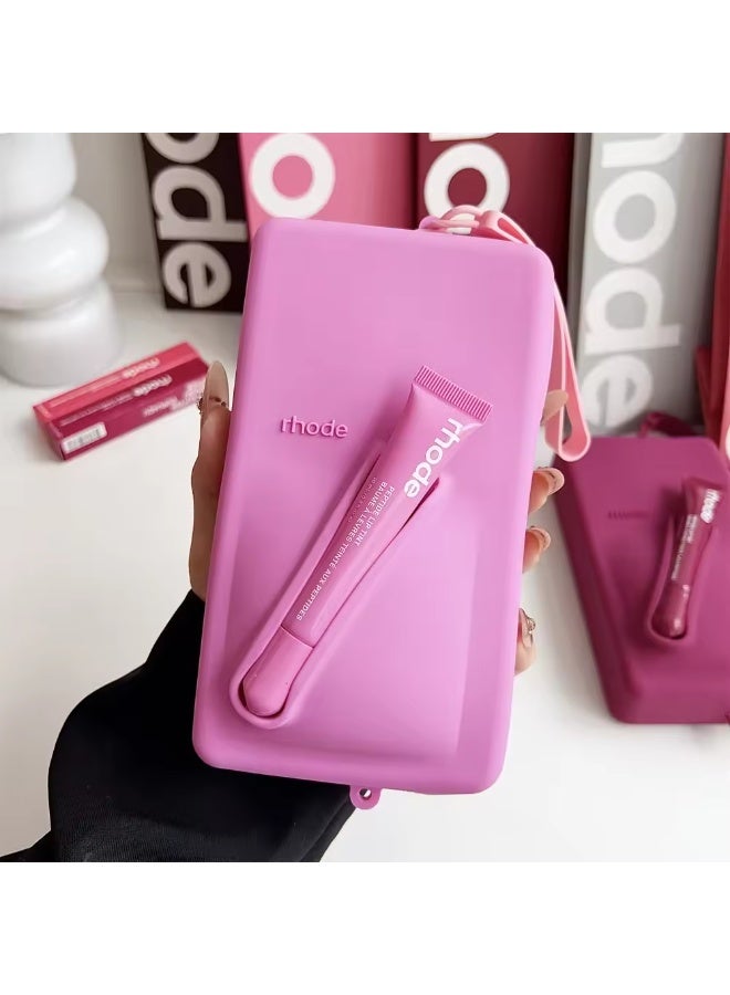 rhode Rhode Pouch Bag with Adjustable Strap and Lip Gloss – Stylish ...