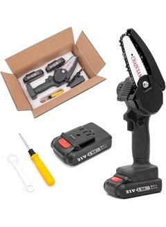 Generic Mini Cordless Electric Chainsaw Rechargeable Woodworking Saw ...