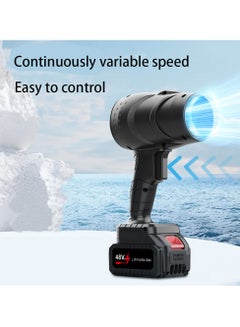 Furtey Electric Air Blower Gun & Small Hand Fan with Turbo Blades ...