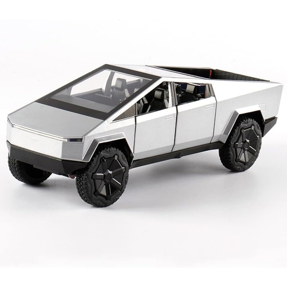 DEUSON ECOM 1:24 Scale Cyber Truck Toy Car for Kids Diecast Metal Model ...
