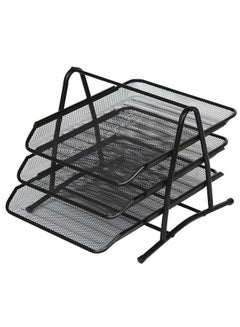 تسوق Arabest و3 Tier File Tray,Black File Holder,Desk Metal Wire Mesh ...